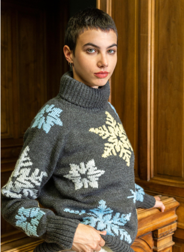 Snowflake sweater Bergere de France